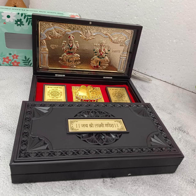 Ganesh Lakshmi Gift Box 8x4 – onesilver.in