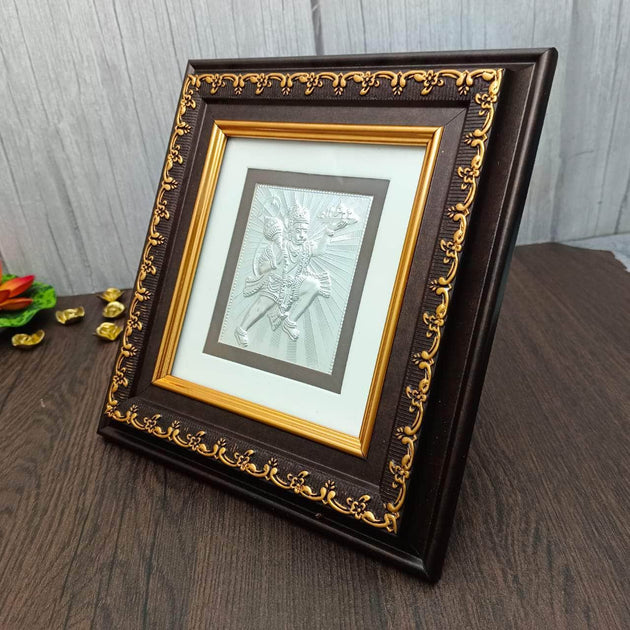 999 Silver Hanuman Frame 8" – onesilver.in