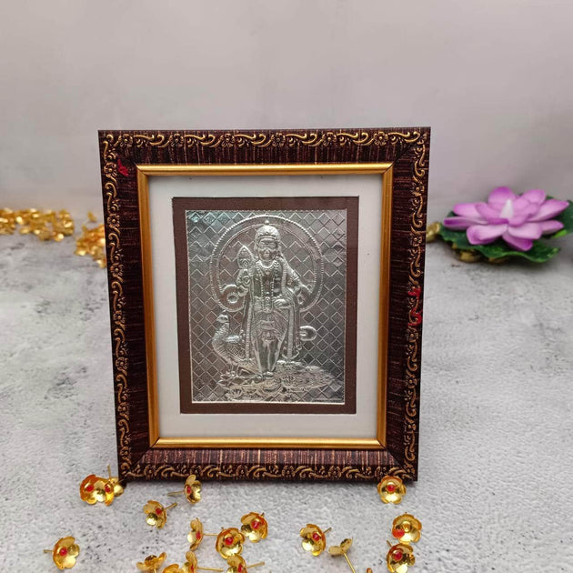 999 Silver Murugan Frame 5" – onesilver.in