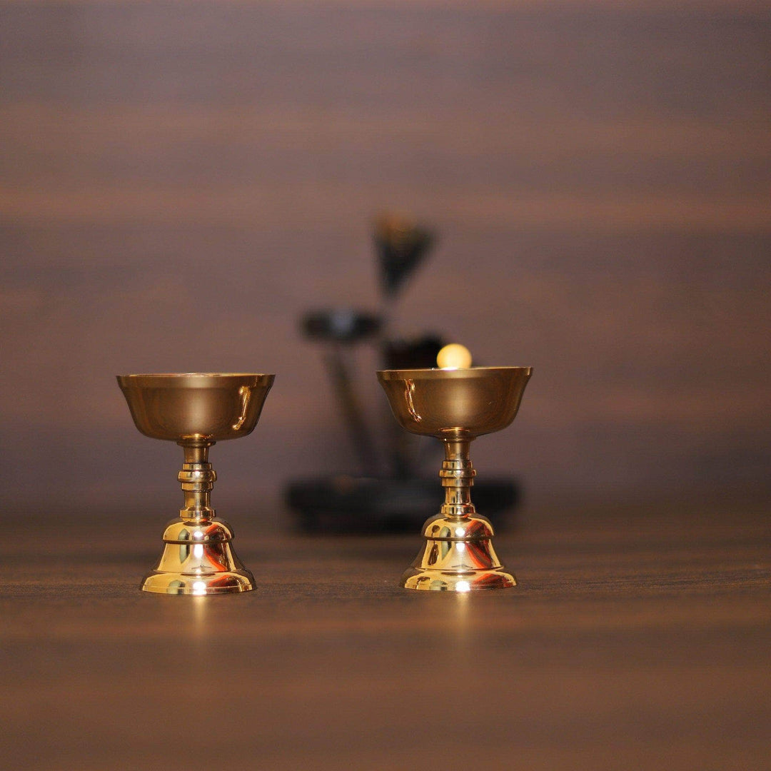 Brass basu diya pair – onesilver.in