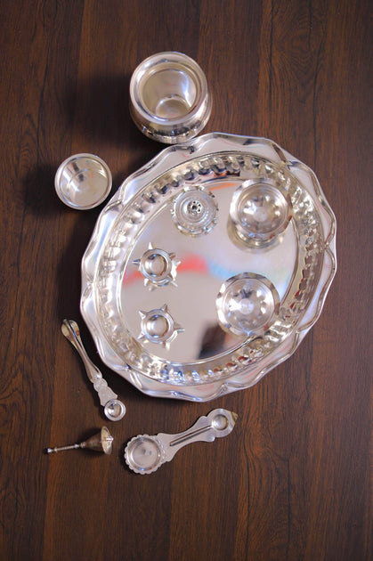 Designer Pooja Set – onesilver.in